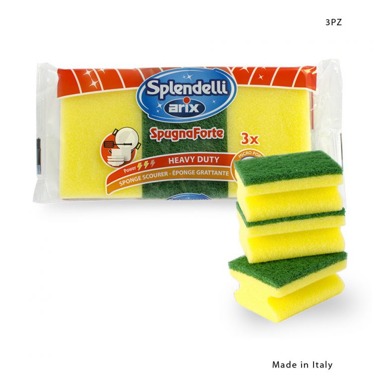 Spugna abrasive doppio uso ARIX 3 pz. - Arcobaleno Group Srl